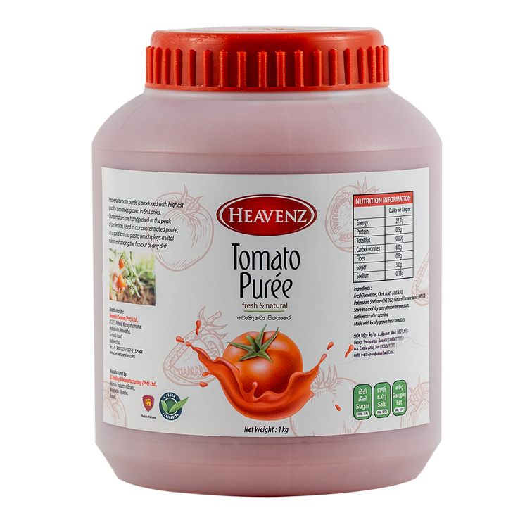Tomato Purée (1Kg) - Heavenz Ceylon (Pvt) Ltd